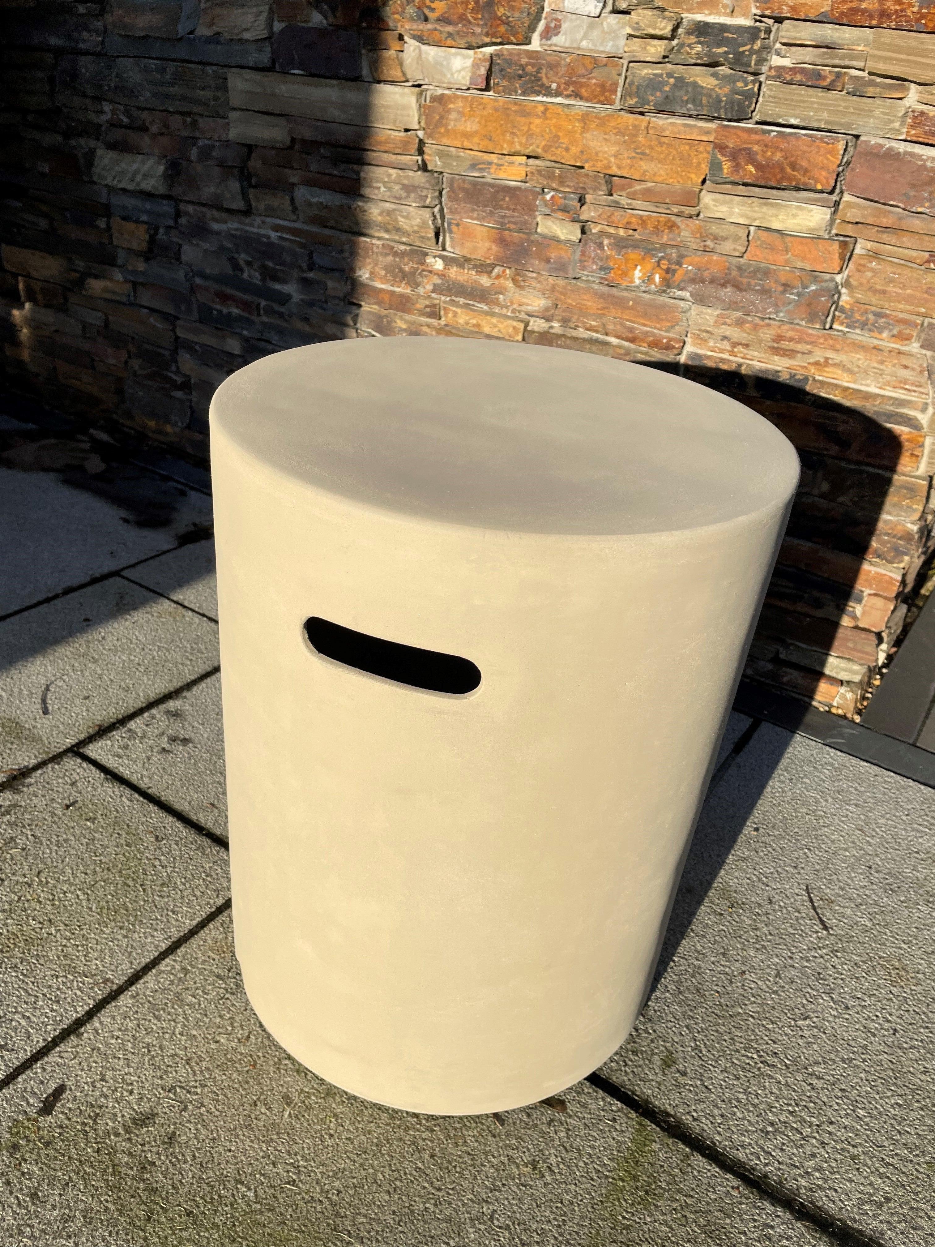 Buy Round Propane Tank Cover - Large Beige - Elementi Collection