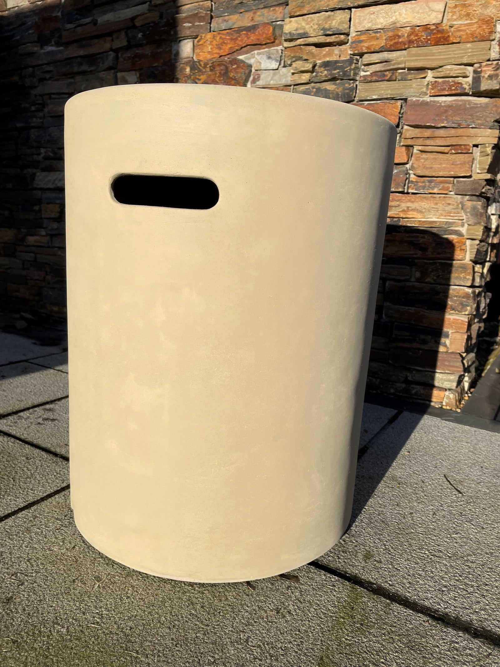 Buy Round Propane Tank Cover - Large Beige - Elementi Collection